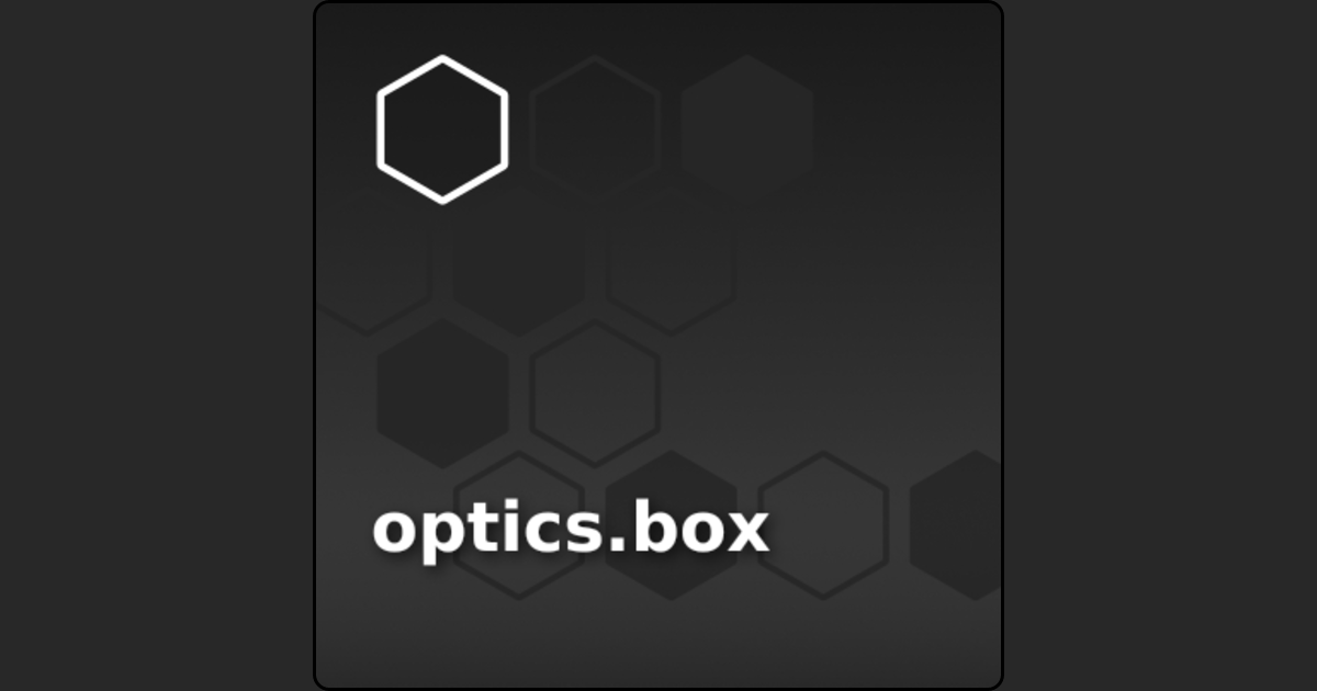 optics.box - Profile | .box